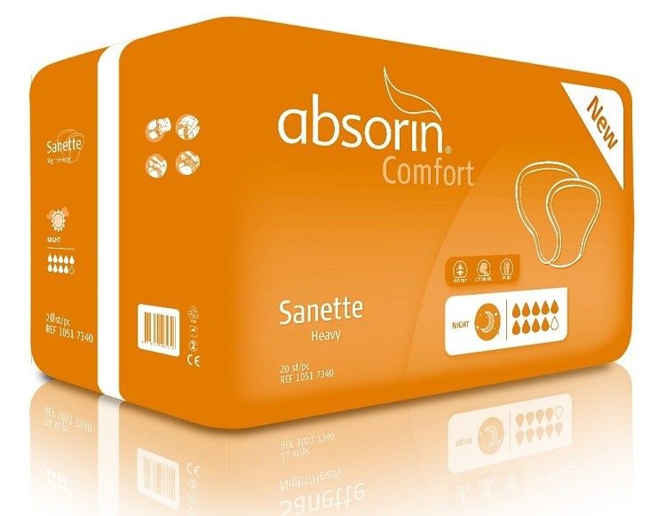 Absorin Comfort Sanette Heavy | voordelig, discreet en snel in huis